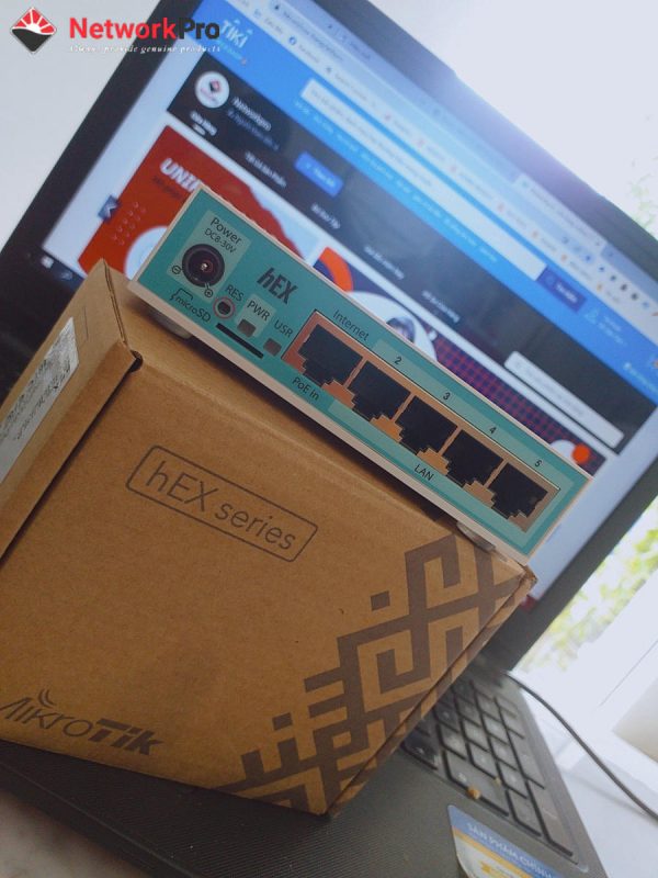 Router MikroTik RB750Gr3 hEX - Hỗ Trợ Cấu Hình Miễn Phí