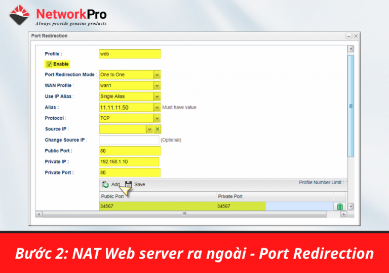 Cấu hình NAT Port trên Router Draytek chi tiết, nhanh chóng | NetworkPro