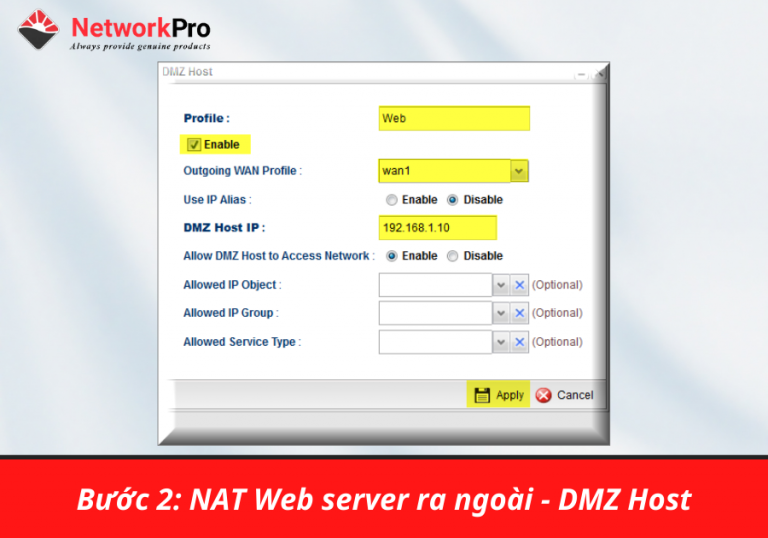 Cấu hình NAT Port trên Router Draytek chi tiết, nhanh chóng | NetworkPro